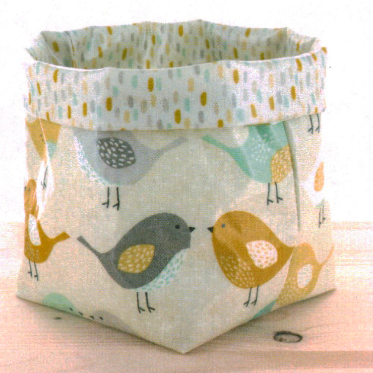 Patron pochon en tissu enduit