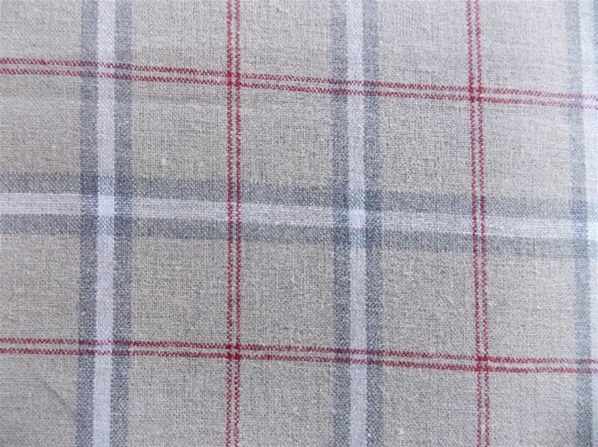 Checkered linen Stof | Au Fil du Temps
